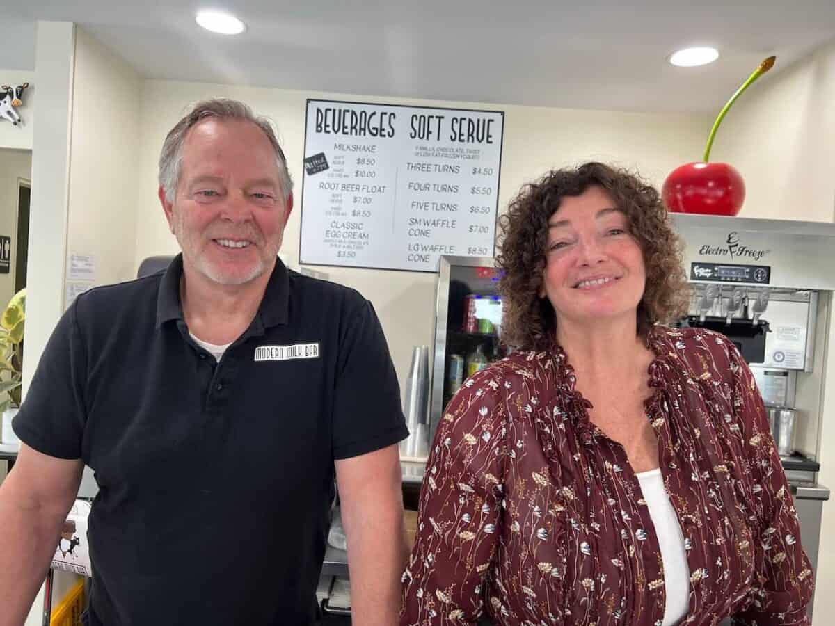 Premium ice cream on Route 7: Lee and Raven Krueger, owners & operators ...